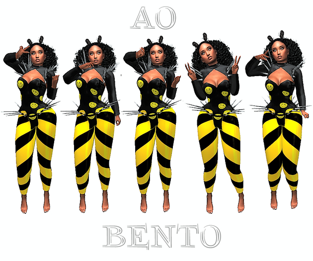 Second Life Marketplace Promo Ao Girls Hud Bento Full Permissions